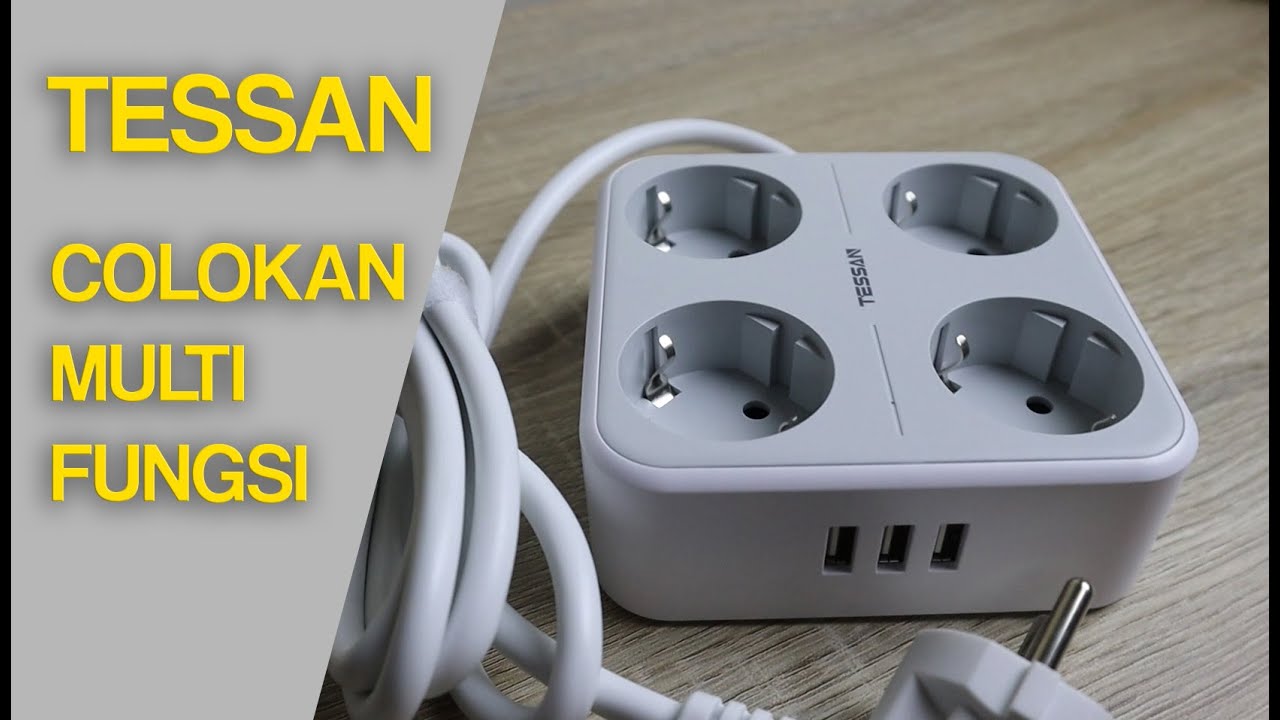 COLOKAN MULTI FUNGSI DARI TESSAN MANTUL !!! ADA USB NYA BISA BUAT CAS ...