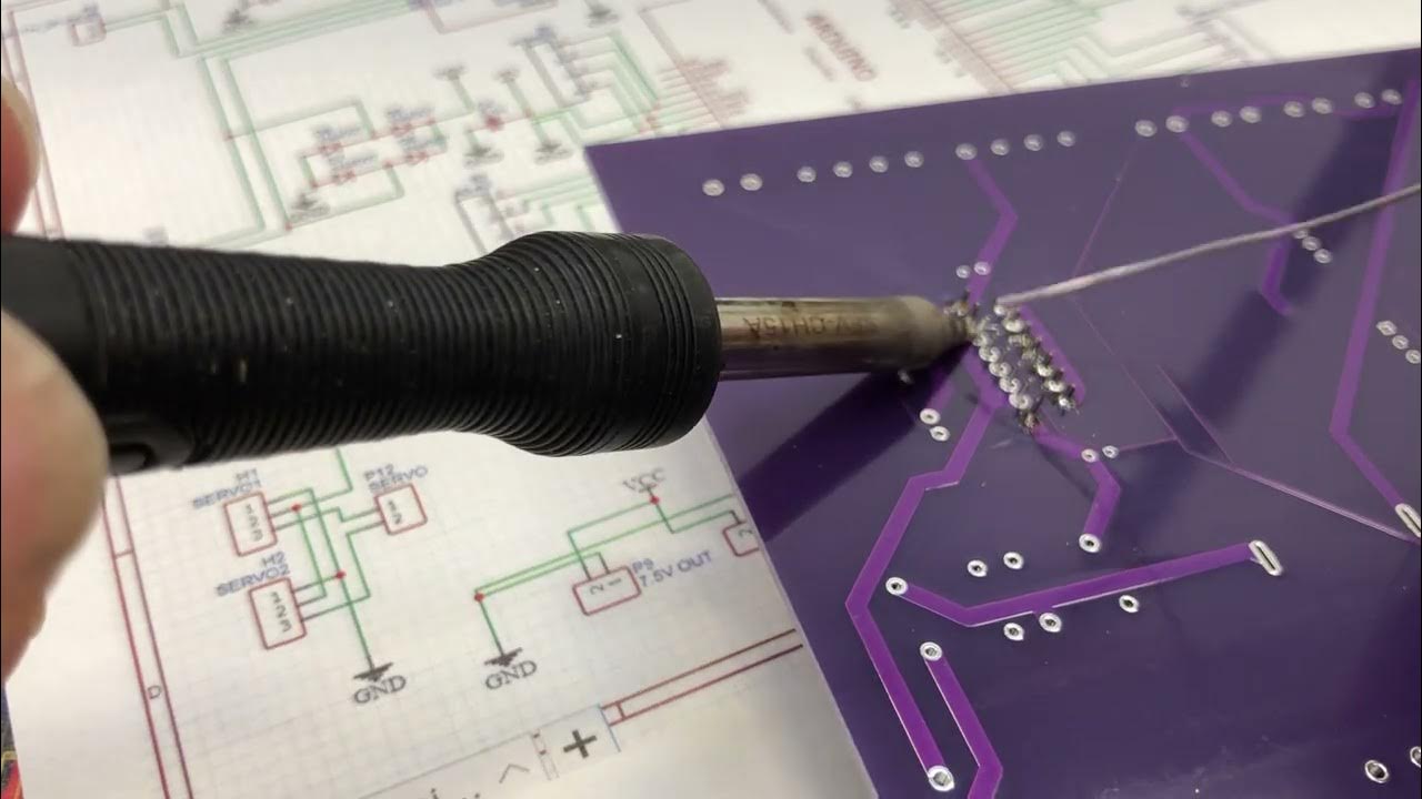 Arduino breakout board construction - YouTube