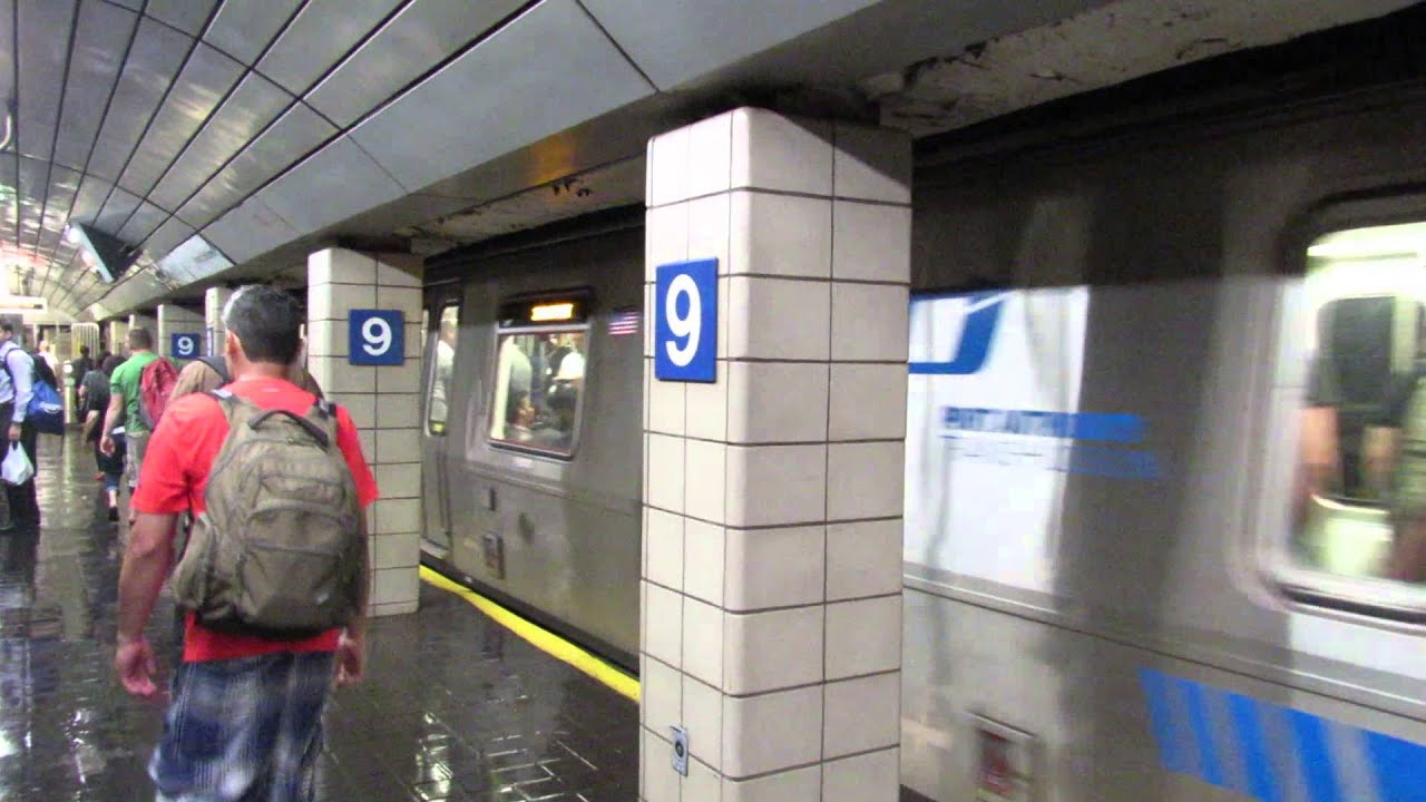 PATH PA5 departing 9th Street - YouTube