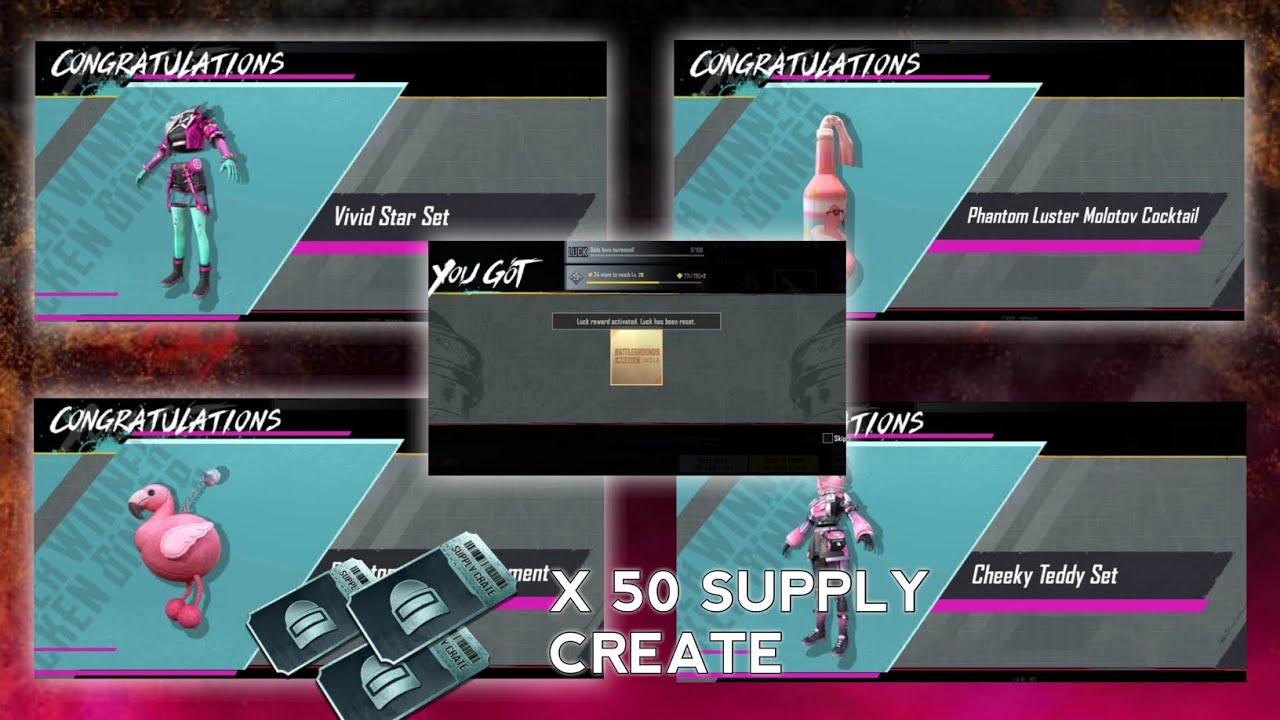 "Unboxing the Ultimate BGMI Supply Crate: Epic Loot Revealed!" - YouTube