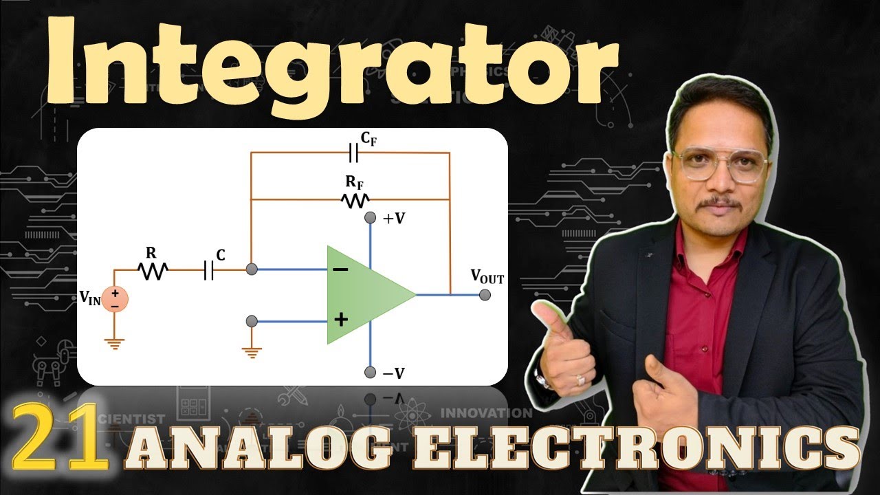Integrator using Operational Amplifier - YouTube