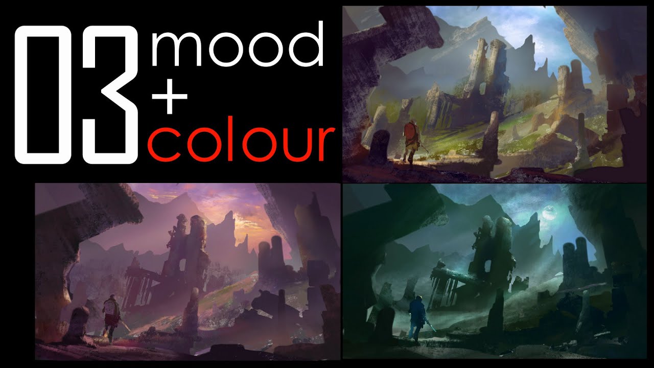 Environment Design Week 03 : Colour and Mood Demo - YouTube