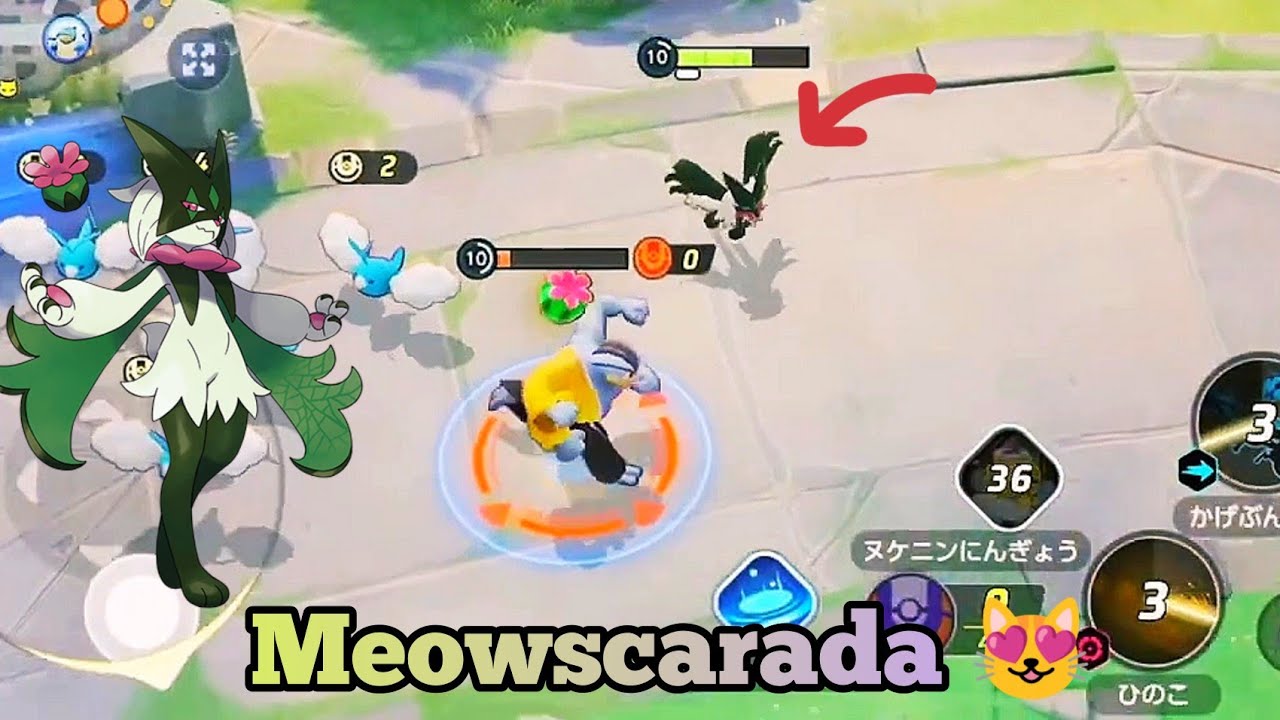 Meowscarada Moves Gameplay 😻 - YouTube