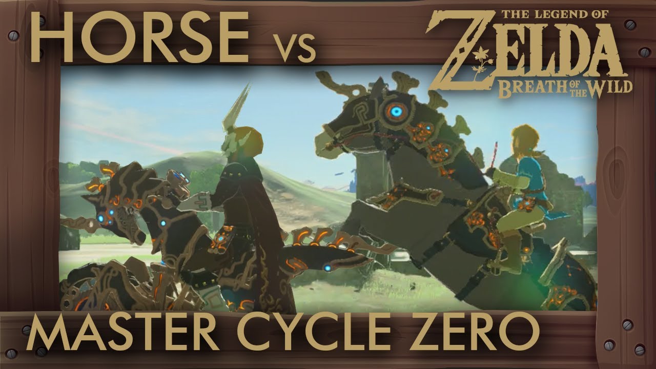 Is Master Cycle Zero Faster than Best Horse?! Zelda Breath of the Wild ...