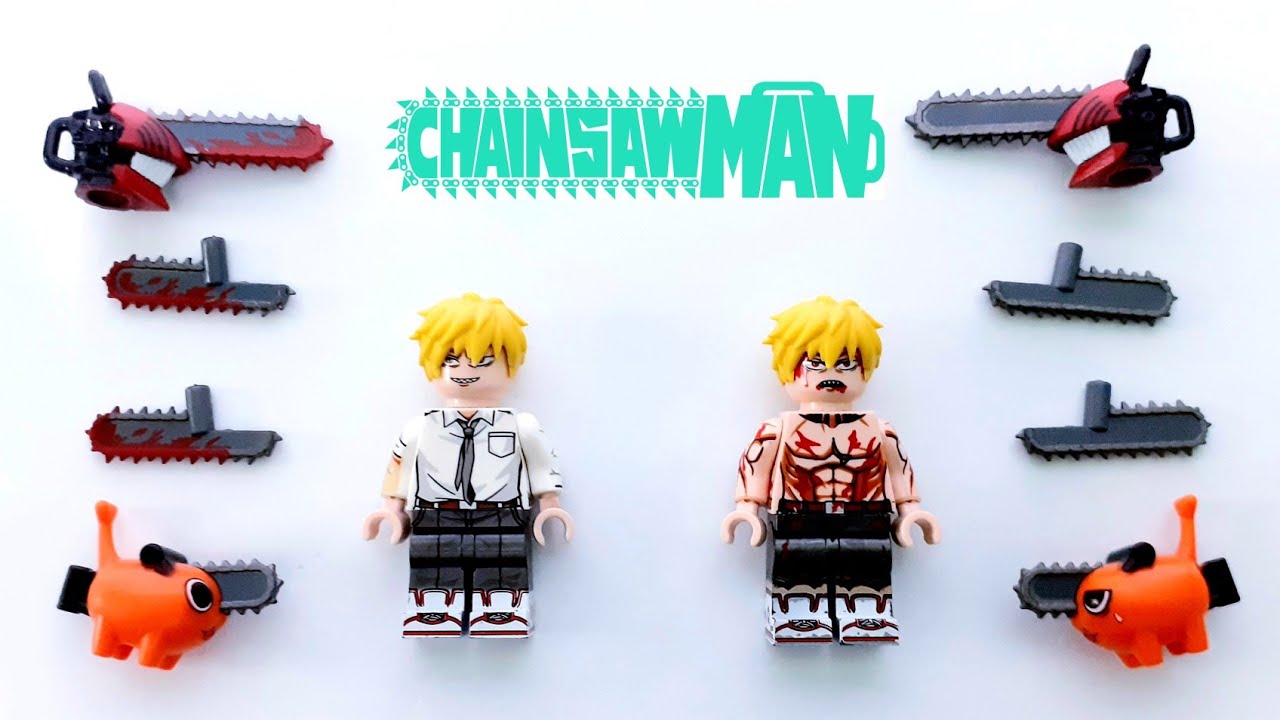 Lego chainsawman denji&pochita japanese anime - YouTube