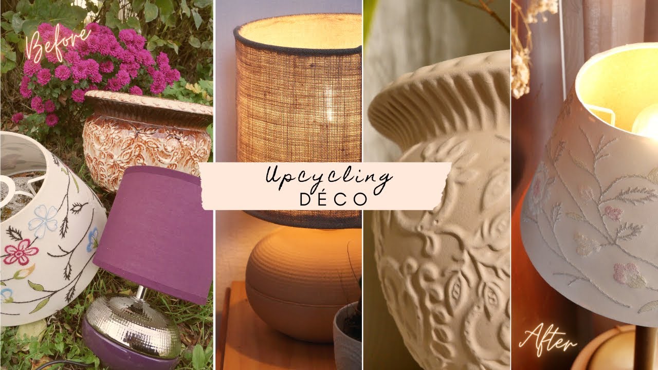 DIY || Upcycling - Je transforme ma déco ! | Upcycling old decor items ...
