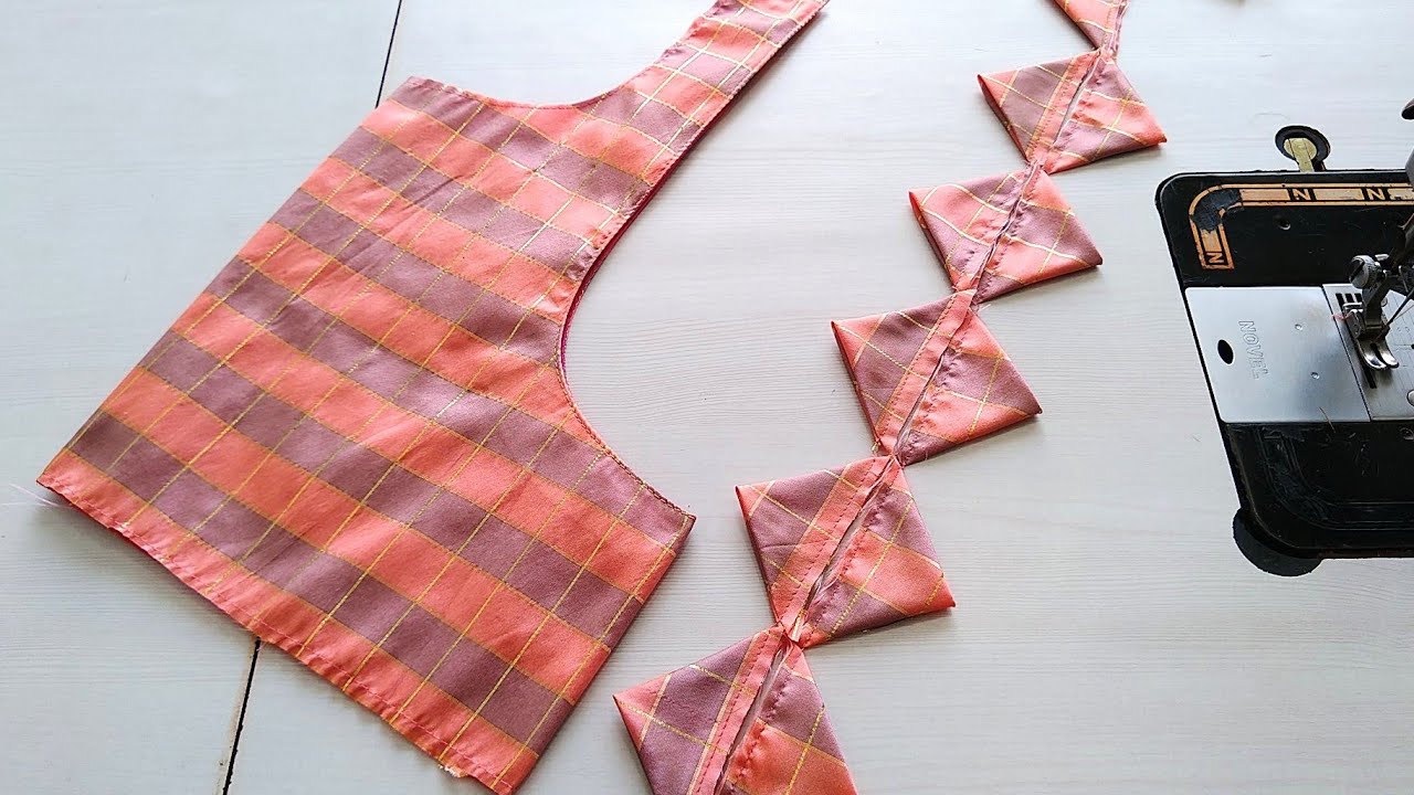 Model Blouse Cutting And Stitching Back Neck Design Youtube