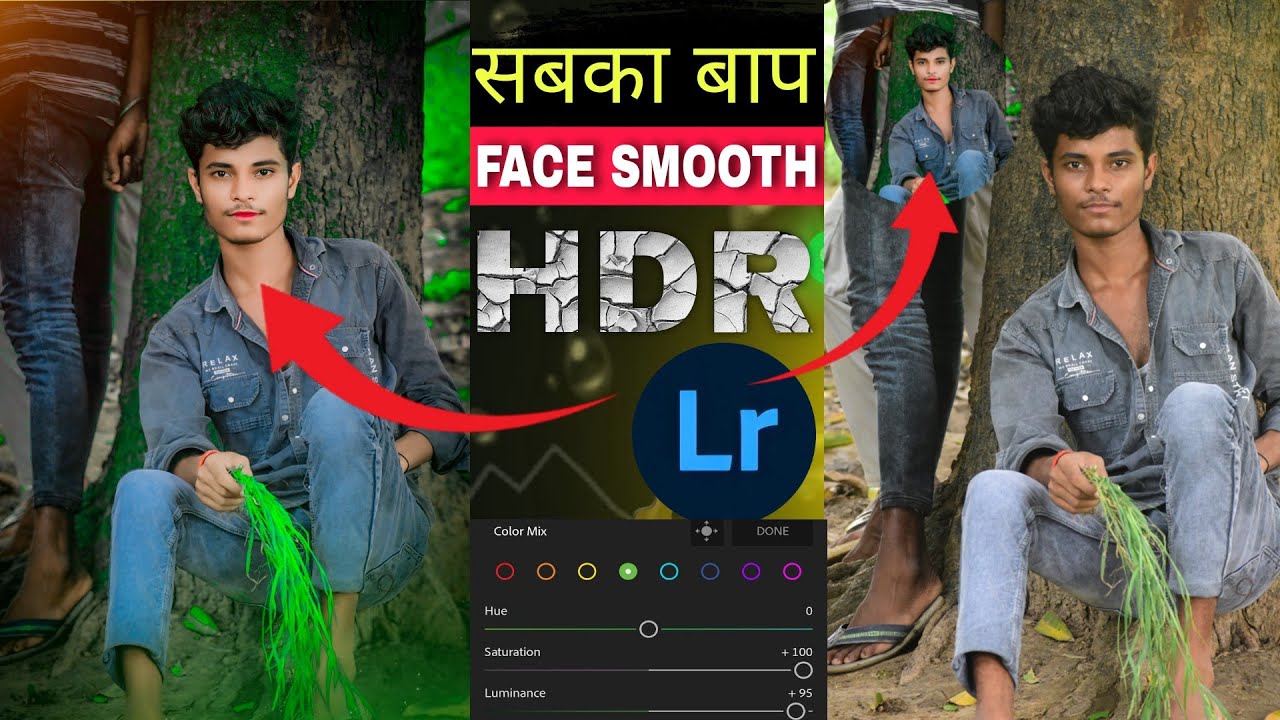 HDR Face smooth skin whitening photoEditing || Autodesk Sketchbook skin ...
