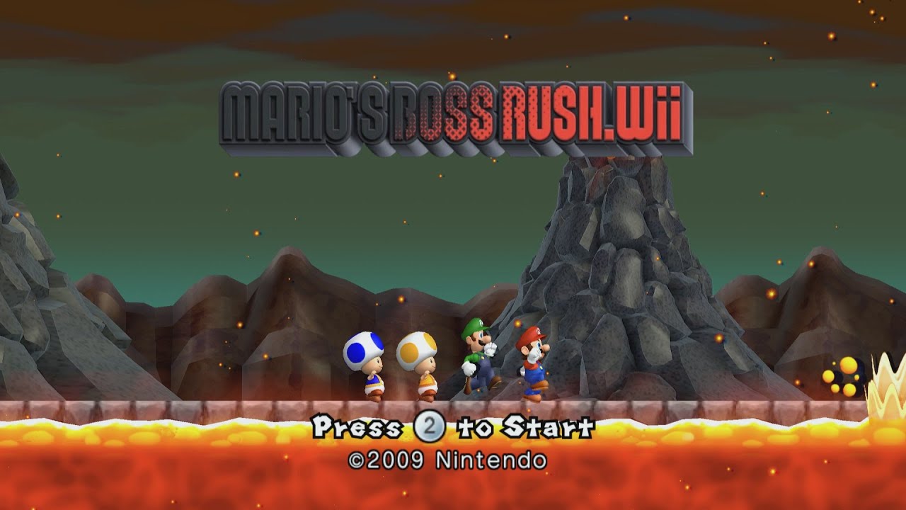 Mario's Boss Rush.Wii #1 Hard Walkthrough - YouTube