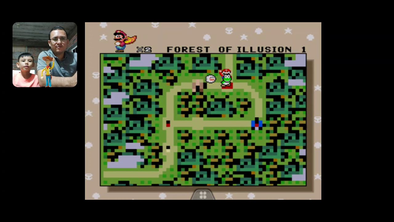 SUPER MARIO WORLD GAME PLAY / FOREST GHOST HOUSE - FOREST OF OF ...