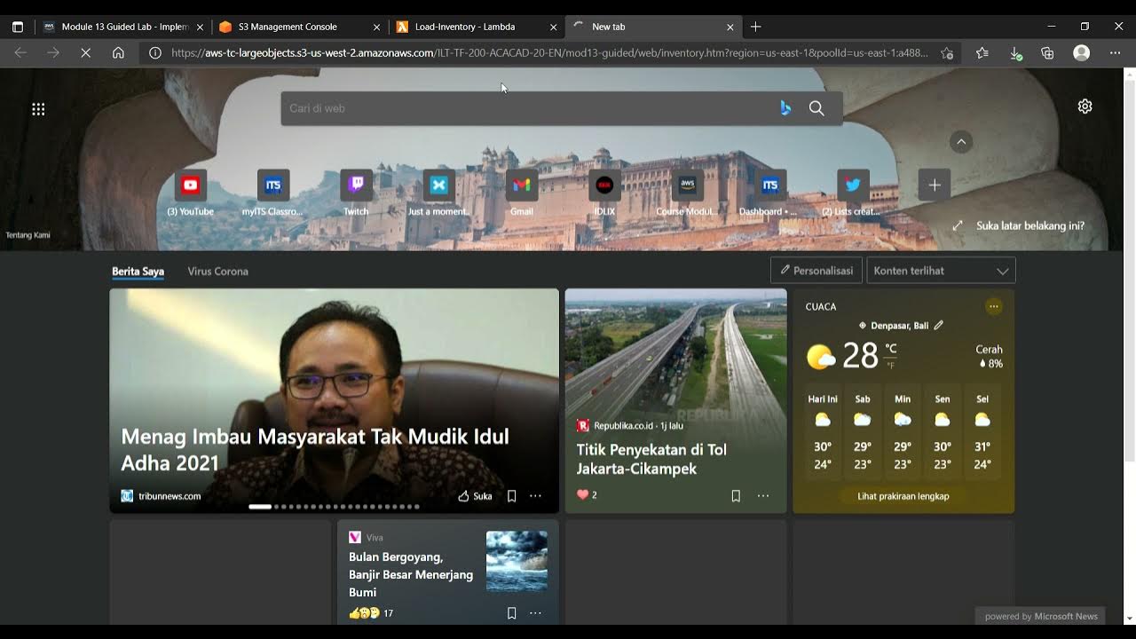 Module 13 Guided Lab - Implementing a Serverless Architecture with AWS Lambda - YouTube