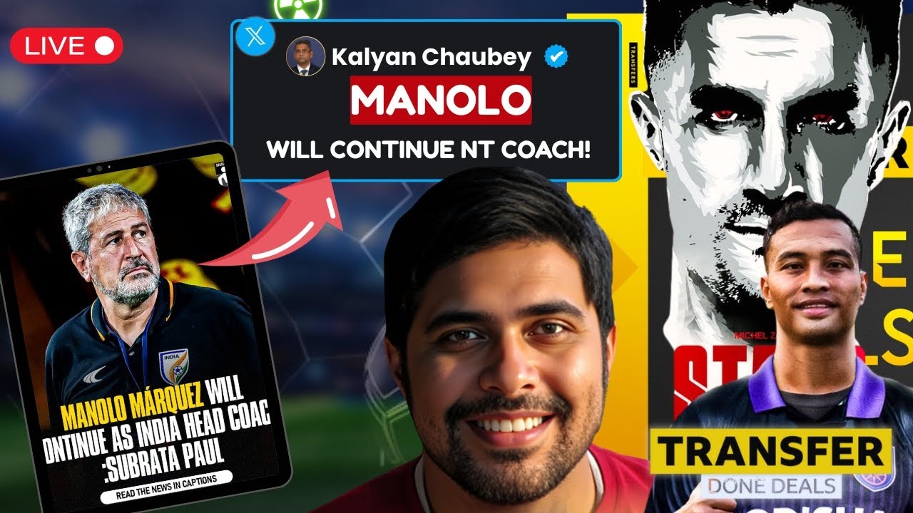 🔴Manolo to Continue as India National Team & FC Goa Head Coach | NEUFC ...