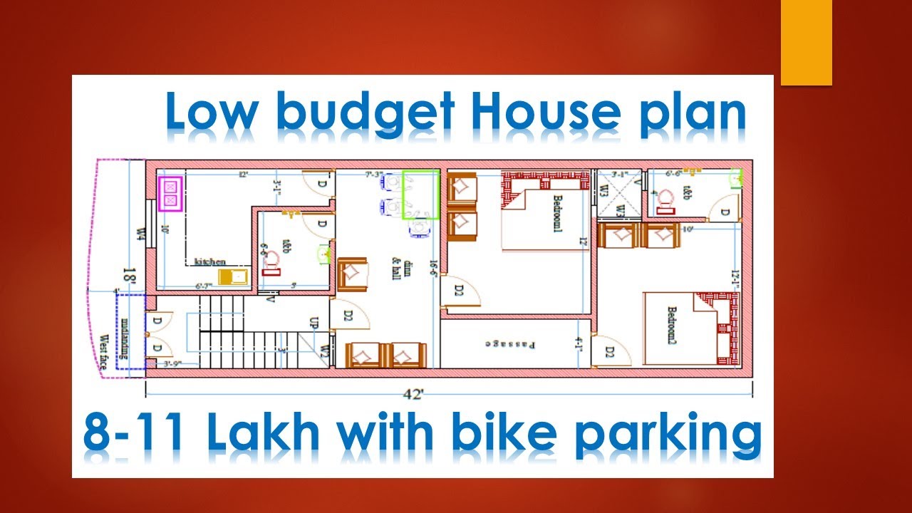 18x42 house plan with parking II 18x42 ghar ka naksha II 18*42 home ...