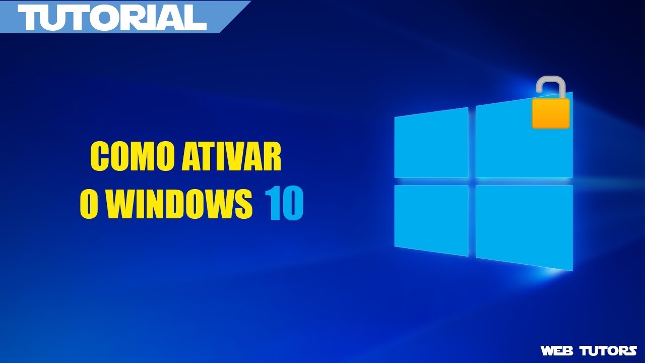 COMO ATIVAR O WINDOWS 10 - YouTube