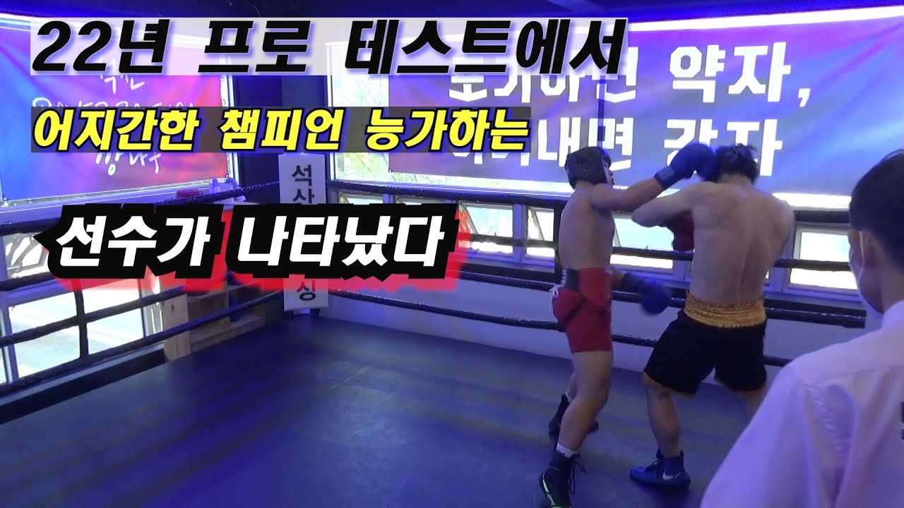 프로 테스트에서 어지간한 챔피언 능가하는 선수가 나타났다 프로복싱 챔피언 프로테스트 장정구복싱 복싱 권투 Youtube