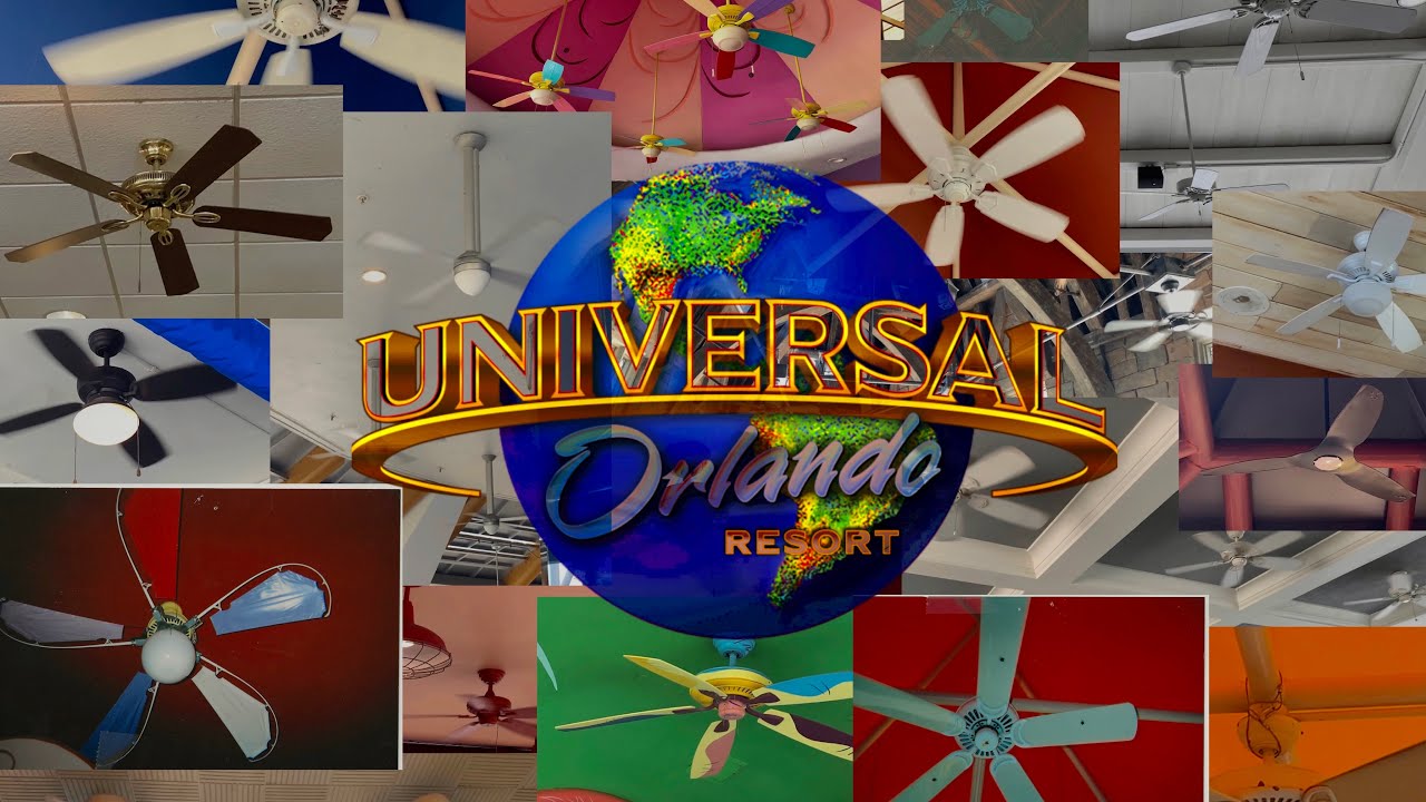 Ceiling Fans of Universal Studios | Spring 2022 - YouTube