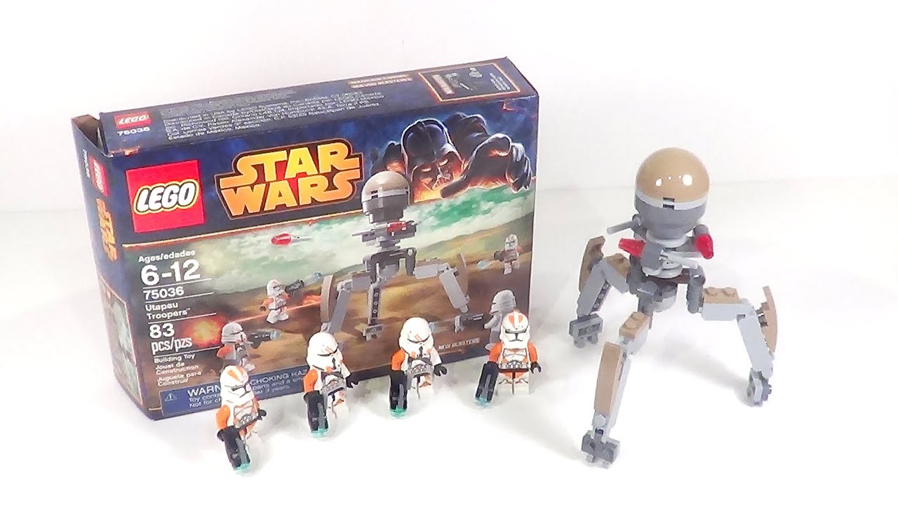 LEGO Star Wars 75036 Review: Utapau Troopers Battle Pack - YouTube