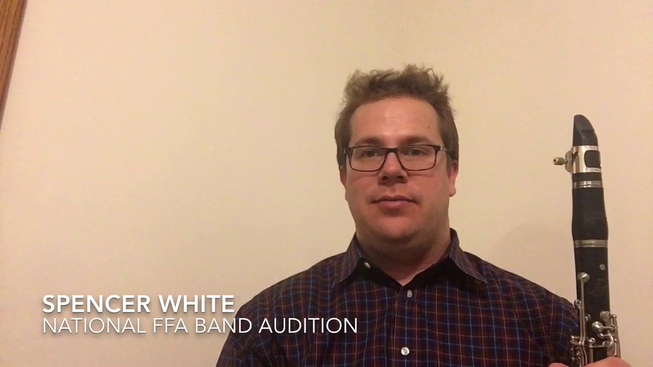 National FFA Band Audition: Woodwind and Brass Sample - YouTube