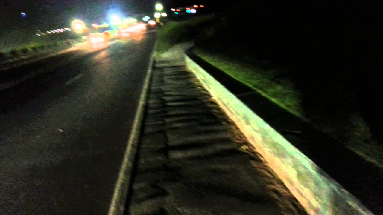 giant beams lighting the falls at night (June 19th, 2013) - YouTube