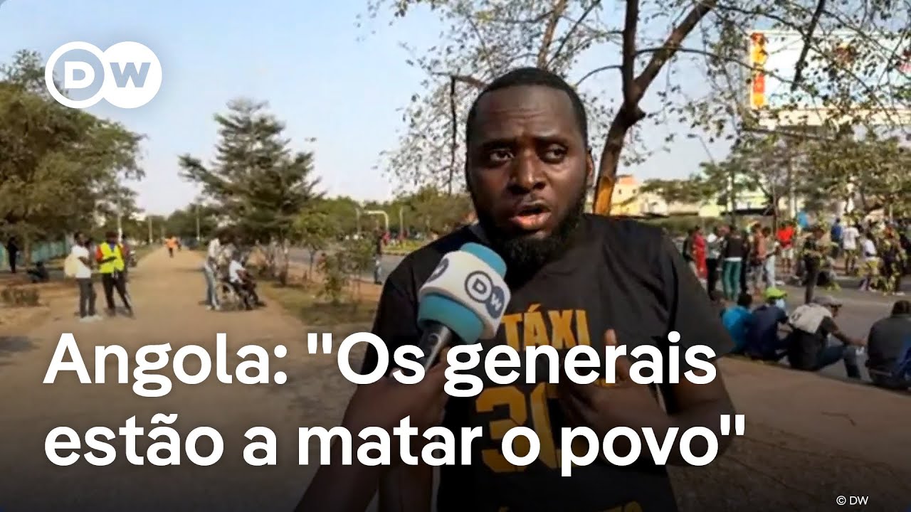 Angola protestos | "Os generais estão a matar o povo" - YouTube