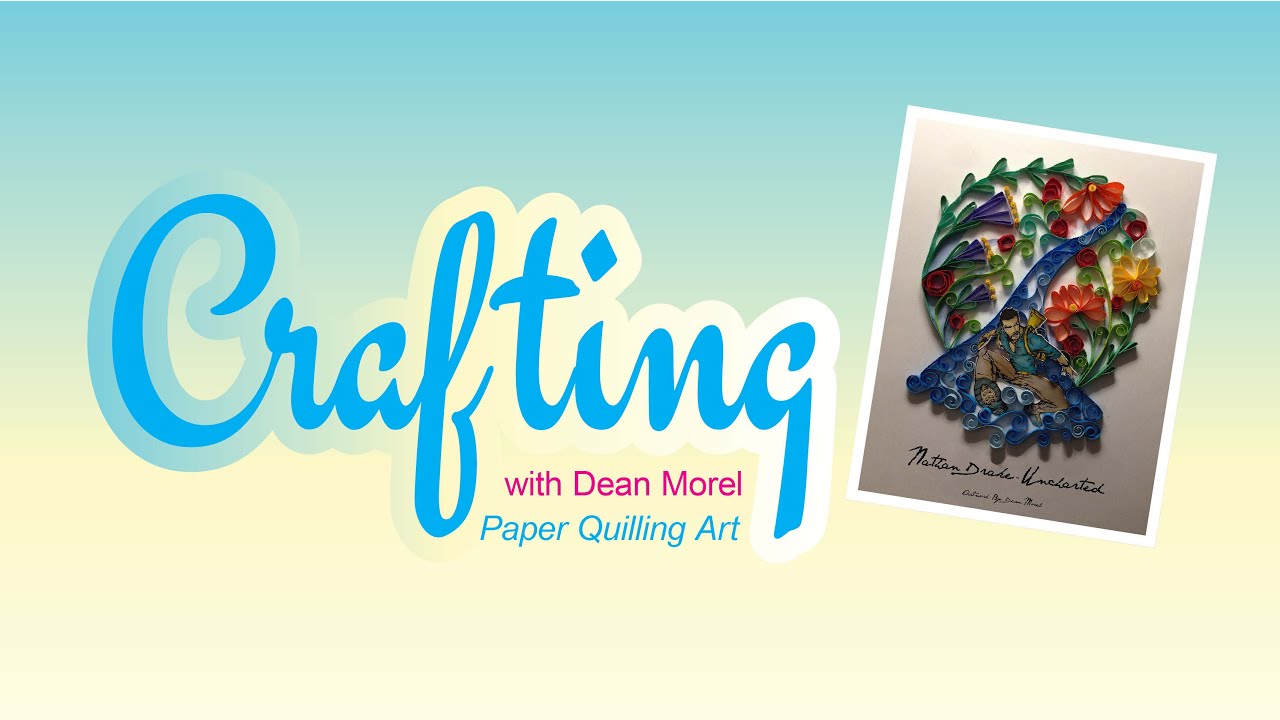 Paper Quilling Art - Video Game Inspired / Nathan Drake - Uncharted ...