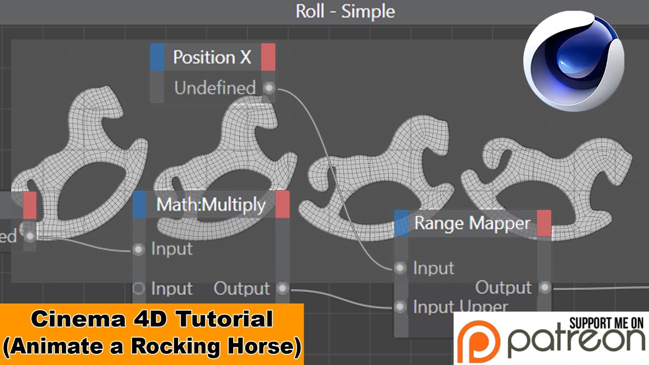 ANIMATE A ROCKING HORSE (Cinema 4D Tutorial) - YouTube