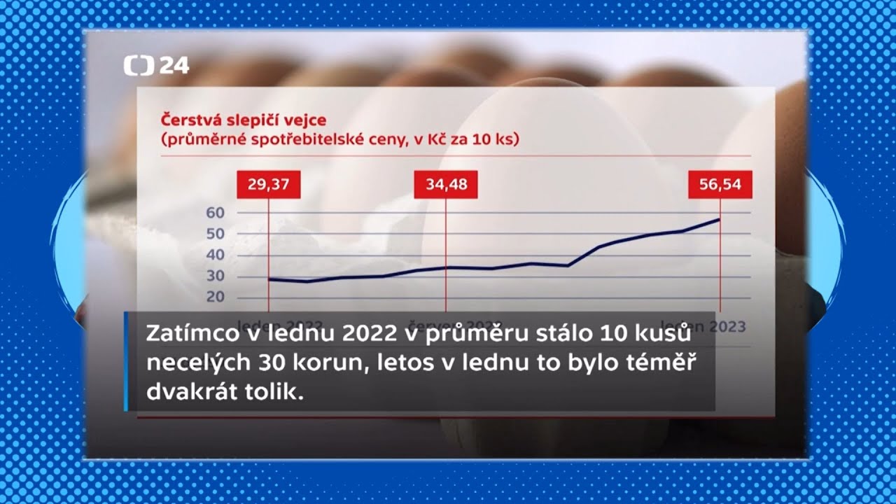 Өргөн хэрэглээний хүнсний барааны үнийн өсөлт Чехэд Youtube
