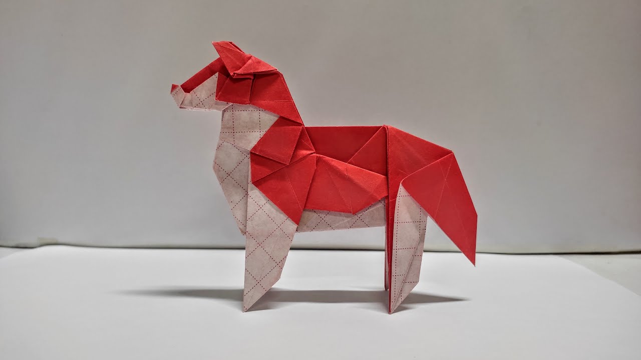 Origami Husky Step By Step - How To Make Origami Husky - Origami ...