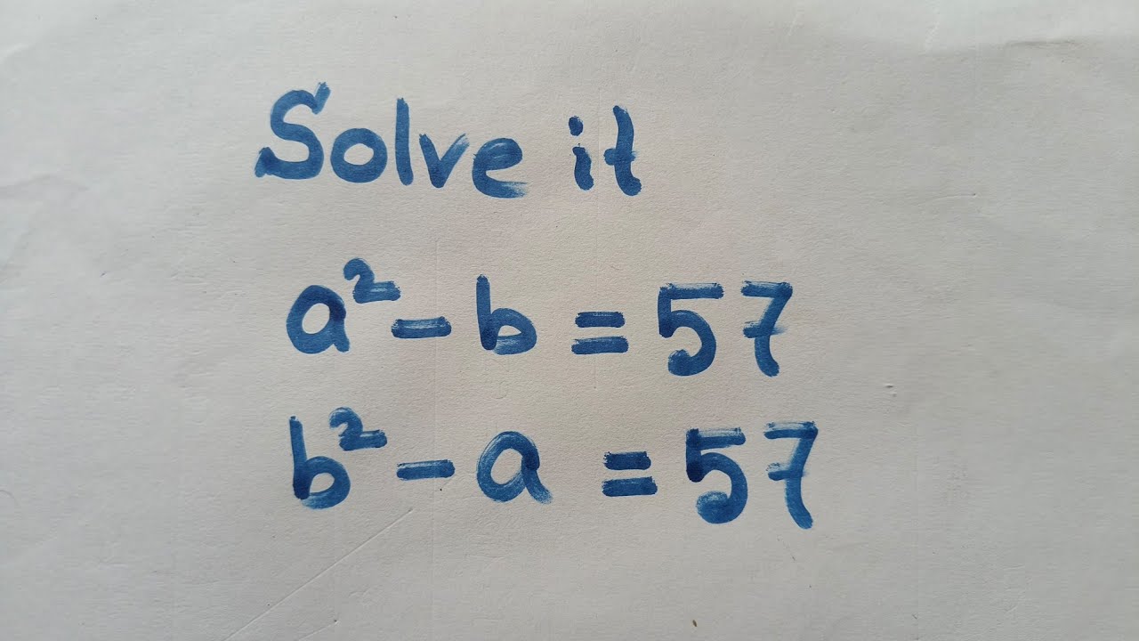 German Math Olympiad/How To Solve Math Olympiad Question #Mathematics ...