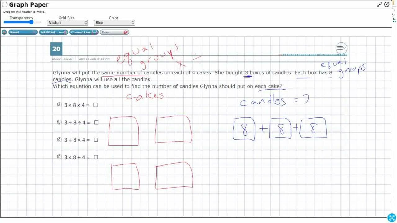 3rd Grade STAAR Practice Representing Multiplication and Division (3.5B ...