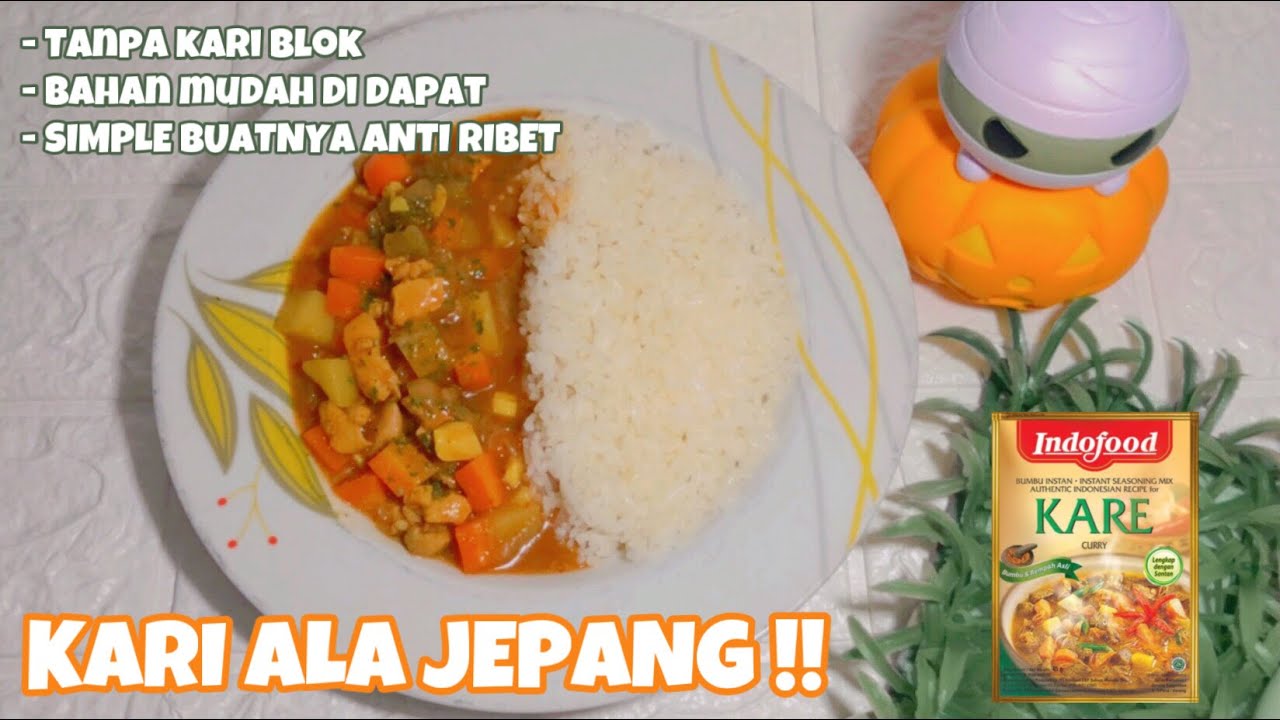 KARI JEPANG | JAPANESE CURRY | KARE ALA JEPANG | TANPA KARI BLOK ...