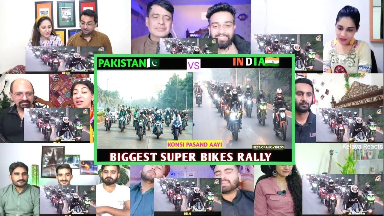 Pakistani Reaction to INDIA VS PAKISTAN SUPERBIKES BIGGEST RALLY ...