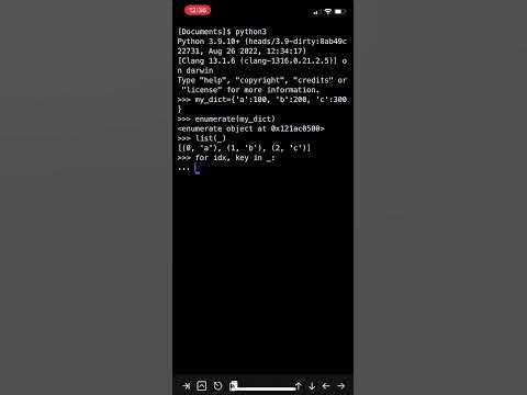 Python: Enumerate Dictionary With Code Example - YouTube