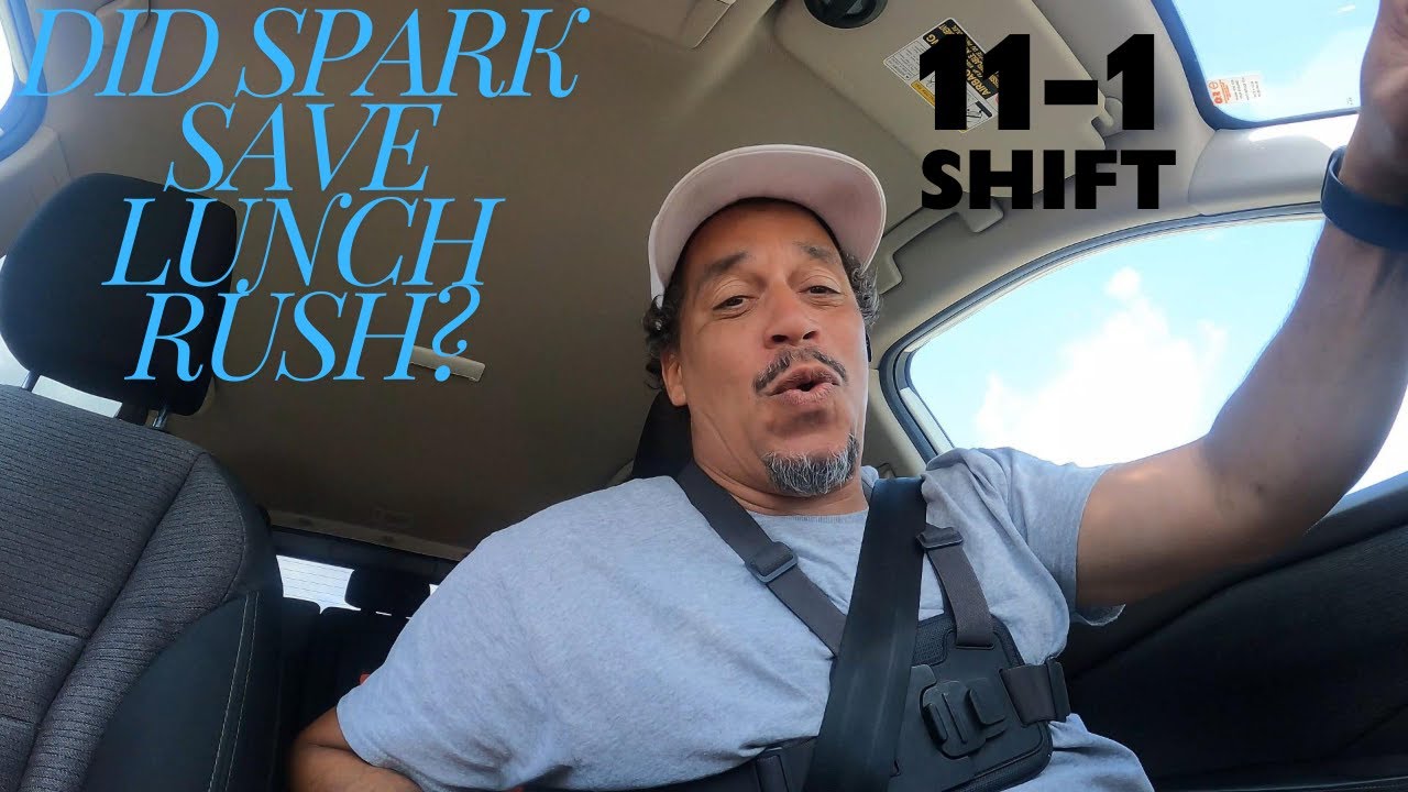SPARK came in clutch on monday lunch rush: ride with me on this journey ...