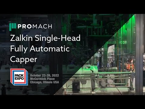 Zalkin Single-Head Fully Automatic Capper - YouTube