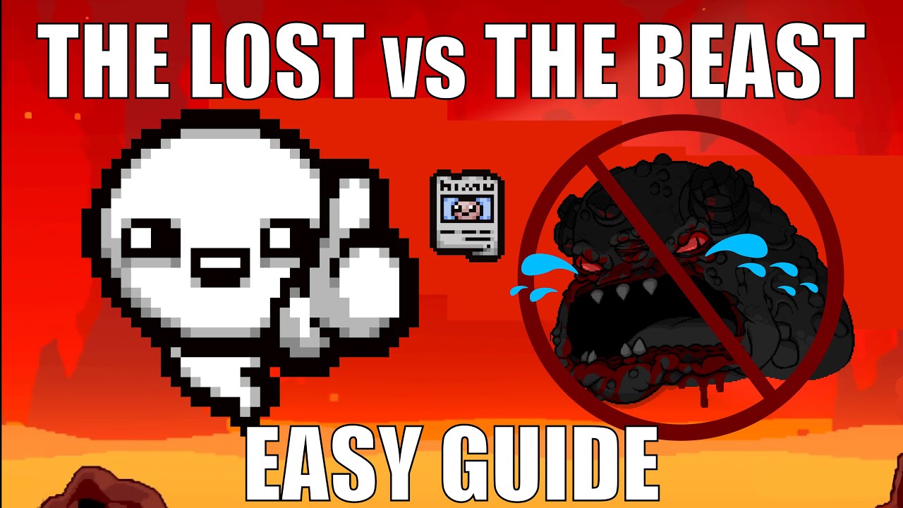 Easiest Way to Beat The Beast as The Lost (TBOI Guide) - YouTube