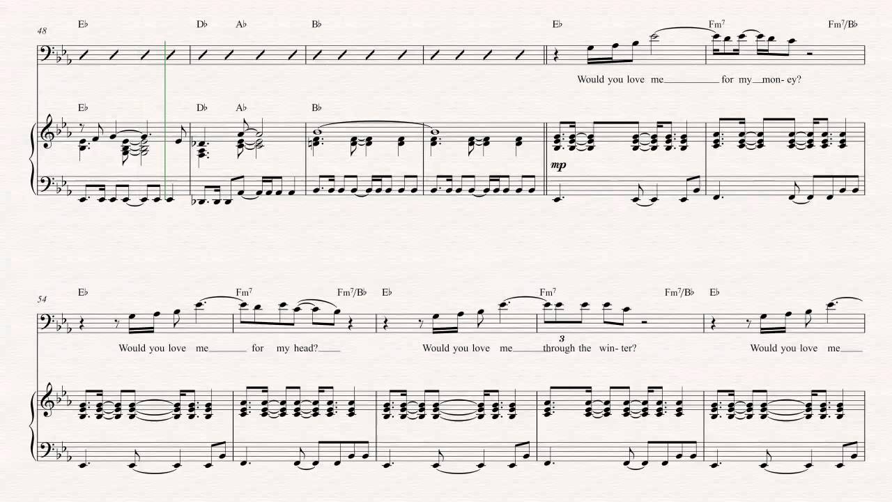 Cello - Northern Sky - Nick Drake Sheet Music, Chords, & Vocals - YouTube