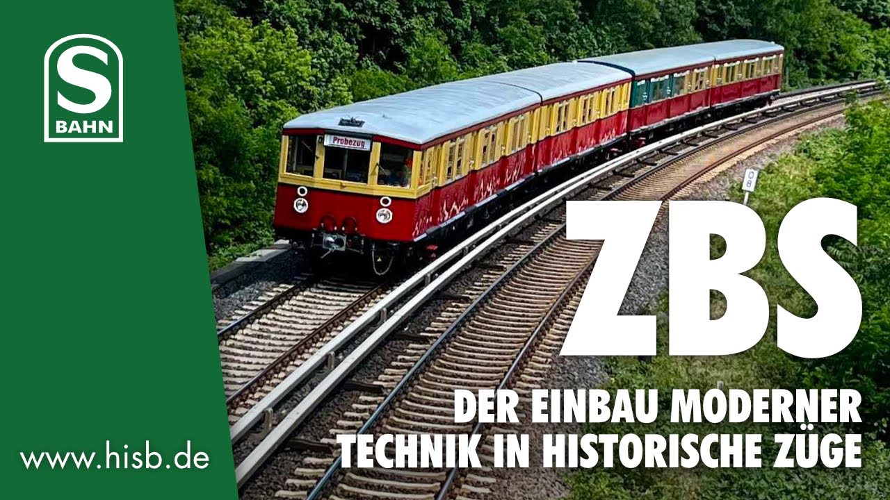Projekt ZBS - Der Einbau moderner Technik in die historische S-Bahn - YouTube