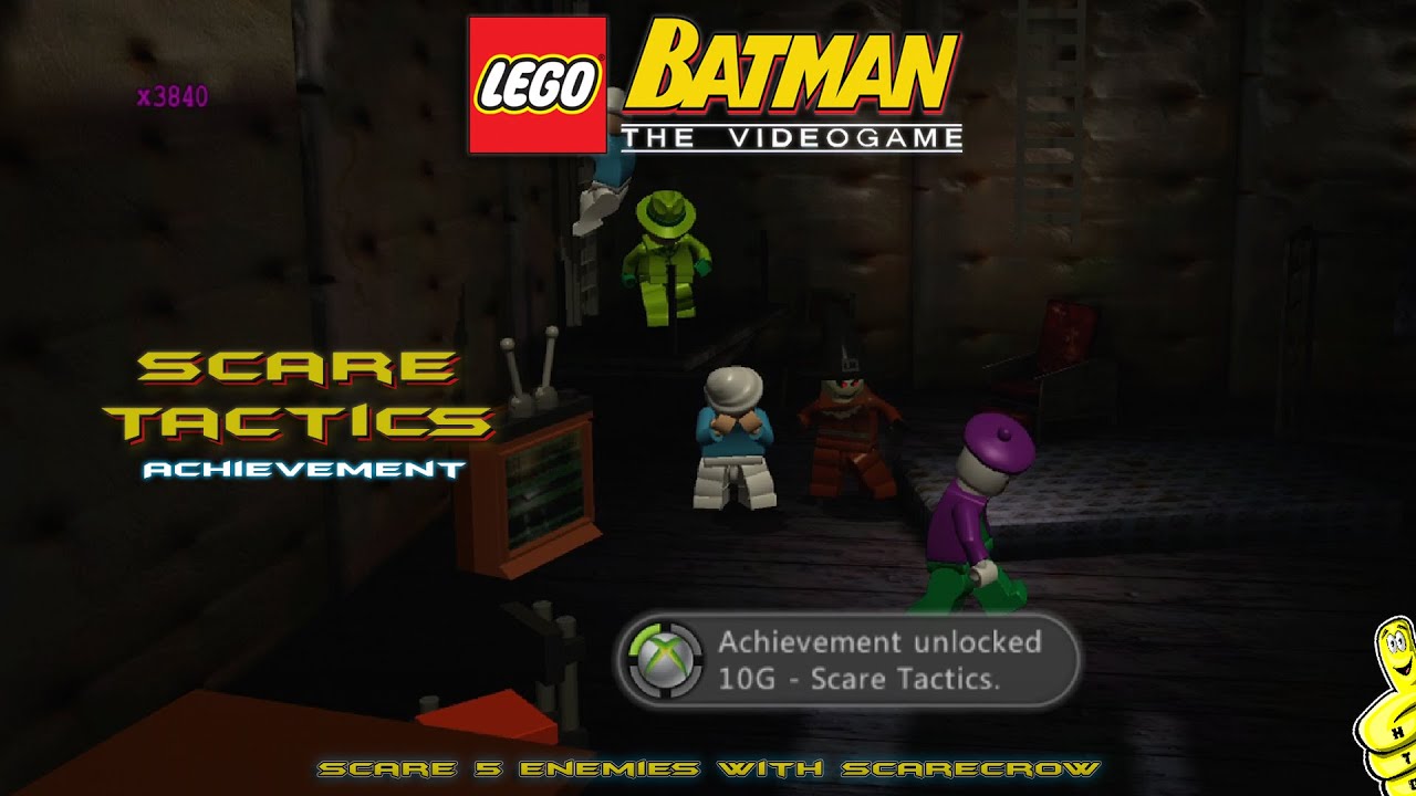 Lego Batman 1: Scare Tactics Achievement (The Easy Way) - HTG - YouTube