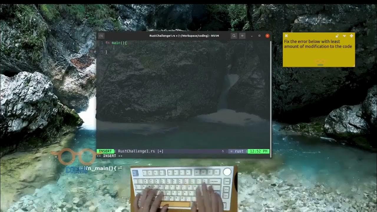 Learning Rust Programming - Variables Challenge 1 | ASMR Coding - YouTube Learning Rust Programming - Variables Challenge 1 | ASMR Coding - YouTube