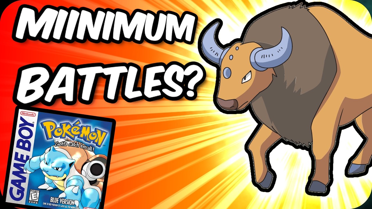 How Tauros can ACTUALLY beat Pokemon Blue on Minimum Battles. - YouTube