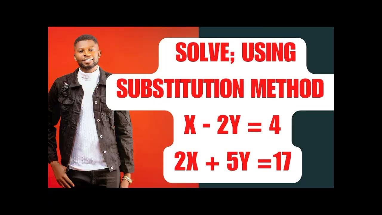 How to solve equations using substitution method - YouTube