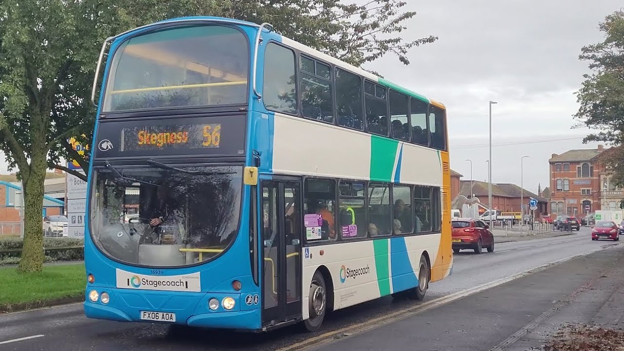 Stagecoach Skegness Volvo gemini b7tl 16939 FX06 AOA arriving on the ...