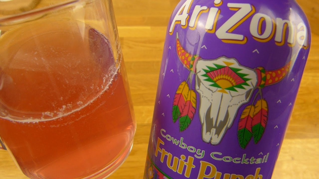 AriZona Cowboy Cocktail Fruit Punch - YouTube