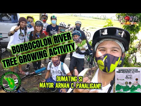BORBOCOLON RIVER TREE GROWING ACTIVITY🌱 (DUMATING SI MAYOR ARNAN C. PANALIGAN) - YouTube