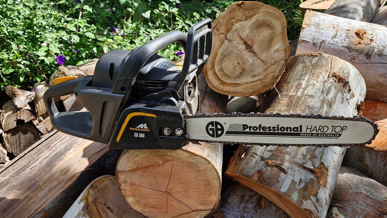 Mcculloch cs360 - YouTube