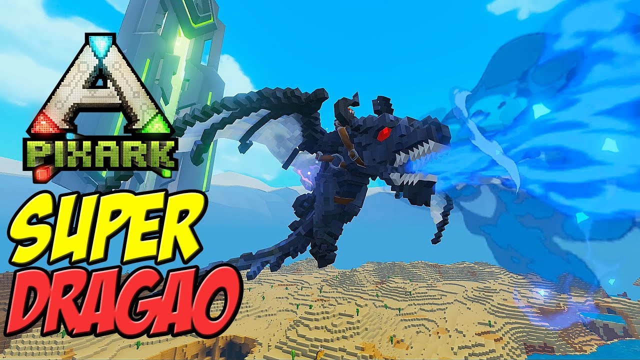 DOMEI O PODEROSO GHOST DRAGON!!! - PIXARK #18 - YouTube