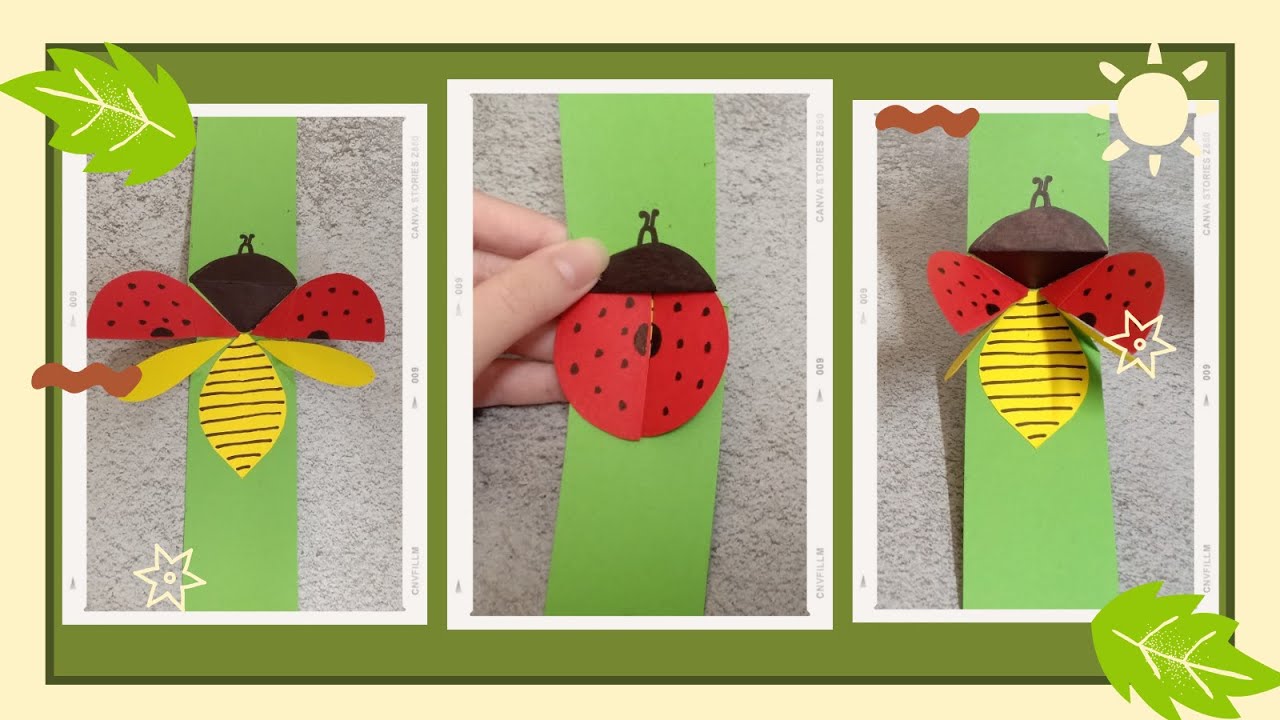 How to Make cardboard spinning toy , Ladybug 🐞 | DIY - YouTube