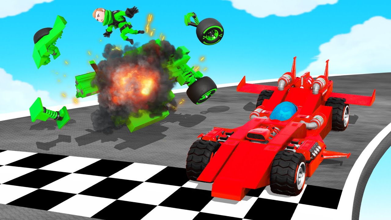 BUILD The FASTEST RACE CAR Challenge! (Trailmakers) - YouTube