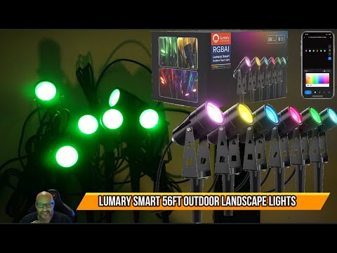 Lumary Smart 56Ft Outdoor Landscape Lights - YouTube